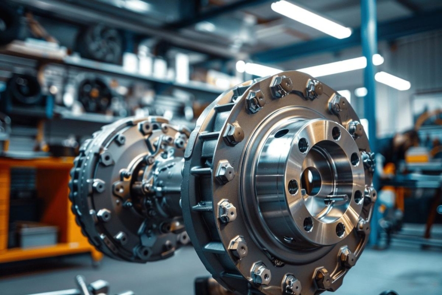 Train arrière 206 : essieu complet avec tambours et ABS, garanti 2 ans ...