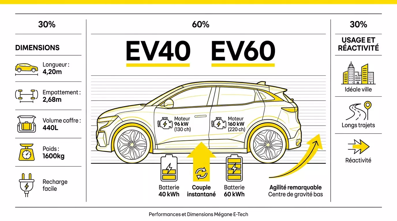 Renault Mégane électrique : fiche technique, autonomie et prix 2026